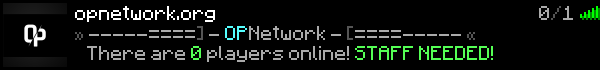 OPNetwork - Minestatus